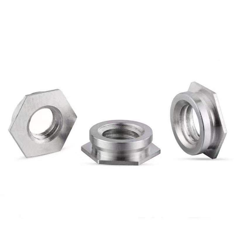 M3 304 Stainless Steel Passivated Polished Plain Hex Flush Flare in ...