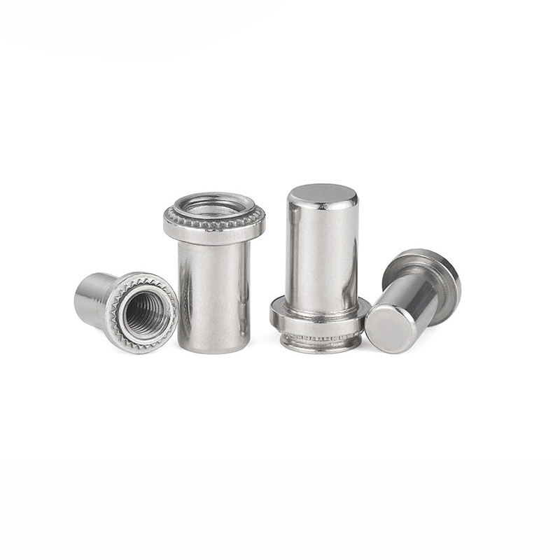 M4 M5 M6 M8 M10 Stainless Steel 304 316 Passivated Flat Round Head Self ...