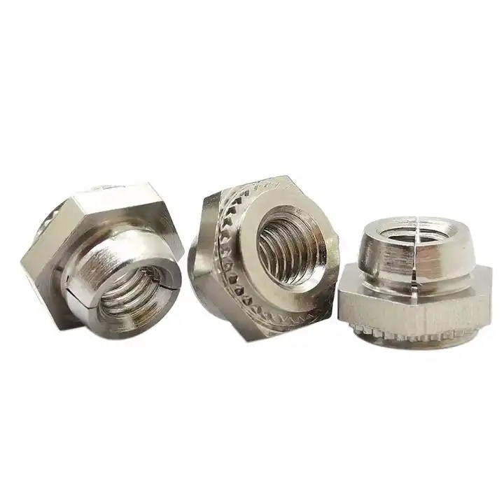 LKS M2 M2.5 M3 M4 M5 M6 M8 M10 M12 Stainless Steel Self-locking Pressure Riveting Nut Hex Rivet ...