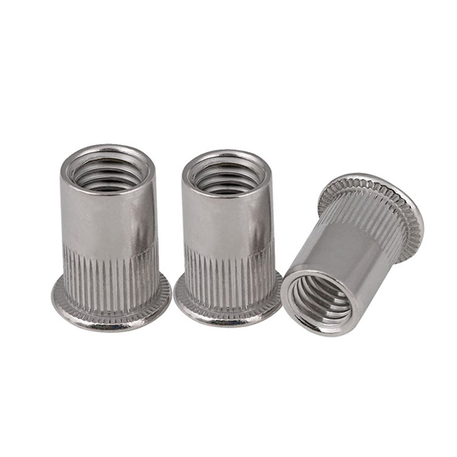 Insert Steel Metal Flat Round Head Carbon Steel Stainless Steel ...