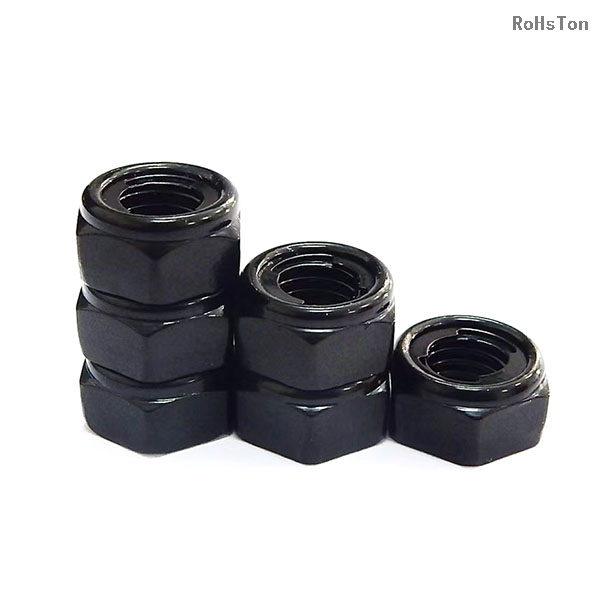 DIN980M Standard Black Oxide Prevailing Torque Type Galvanized Hex Lock ...
