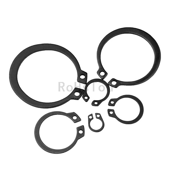 External Shaft Circlip DIN471 GB894 Black Oxide 65Mn Spring Steel C ...