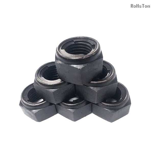 DIN980M Standard Black Oxide Prevailing Torque Type Galvanized Hex Lock ...