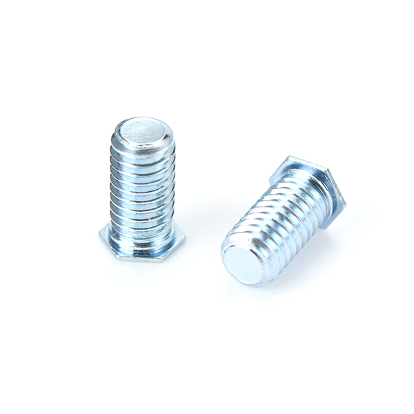 Zinc Plated Carbon Steel Hex Head Self Clinching Screw NFH M3 M4 M5 M6 ...